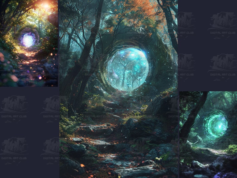 6 Magic Portal V2 Backdrops Overlays | Overlays for Photoshop | Studio ...