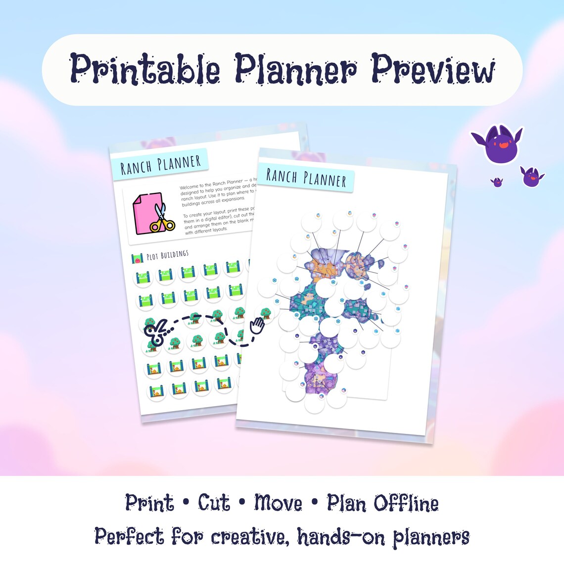 Slime Rancher 2 - Ranch Planner | Digital Drag-and-drop & Printable Cut ...