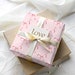 Pink Bow Gift Wrap, Pink Wrapping Paper, Coquette Pink Bow, Pink ...