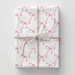 Pink Bow Gift Wrap, Pink Wrapping Paper, Coquette Pink Bow, Pink ...