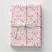 Pink Bow Gift Wrap, Pink Wrapping Paper, Coquette Pink Bow, Pink ...