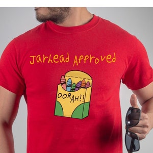 Marine Corps T-shirt, Veteran Made, Marine Crayon Eater, Funny Shirt ...