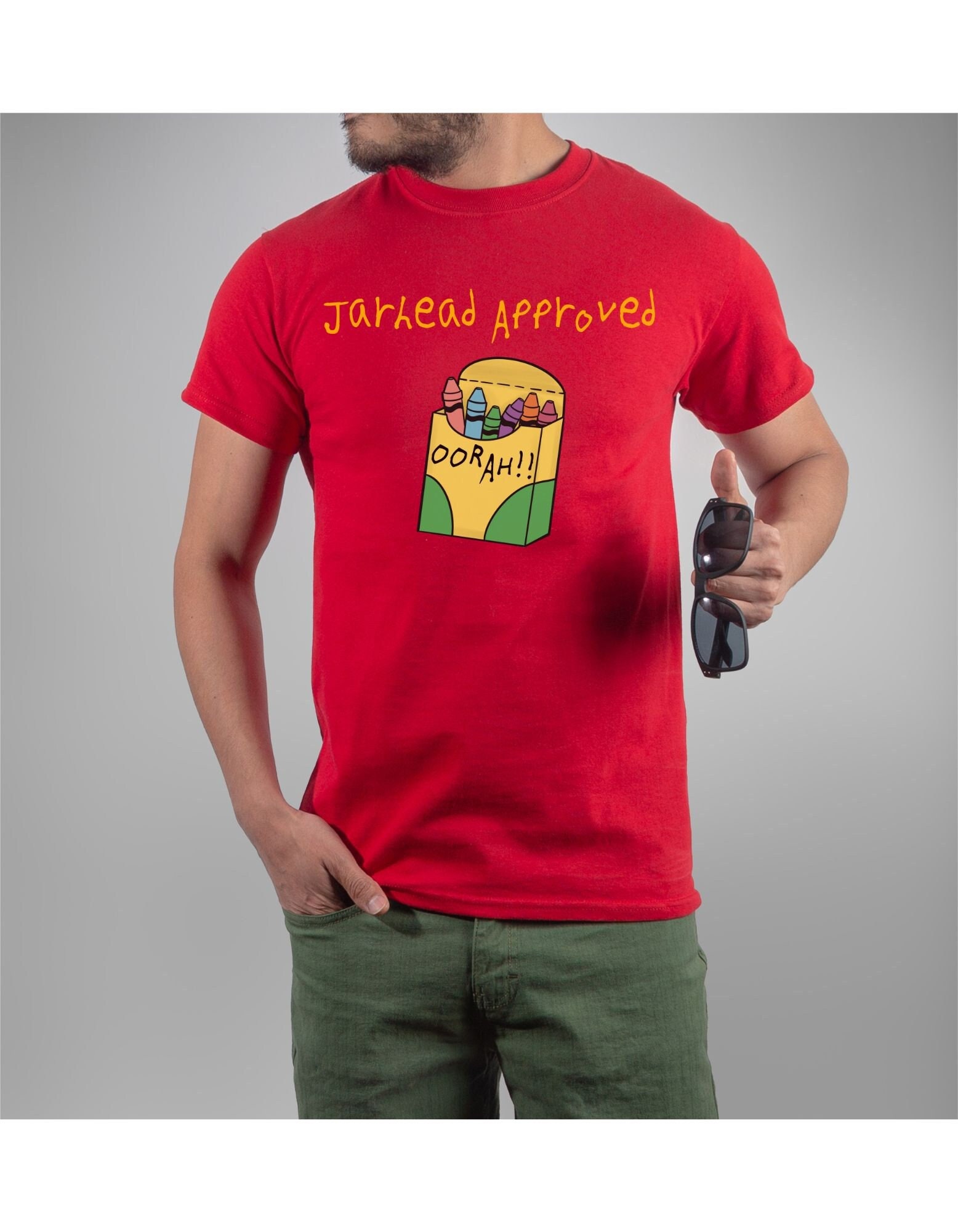 Marine Corps T-shirt, Veteran Made, Marine Crayon Eater, Funny Shirt ...