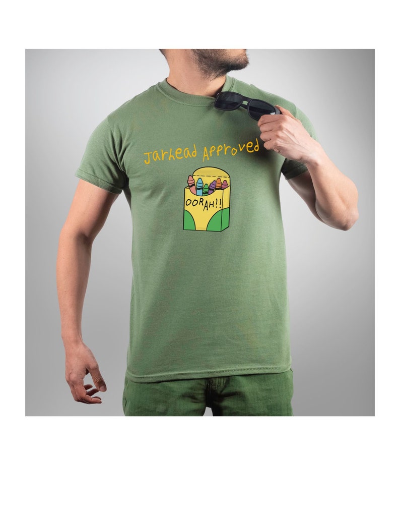 Marine Corps T-shirt Veteran Made Marine Crayon Eater Funny - Etsy