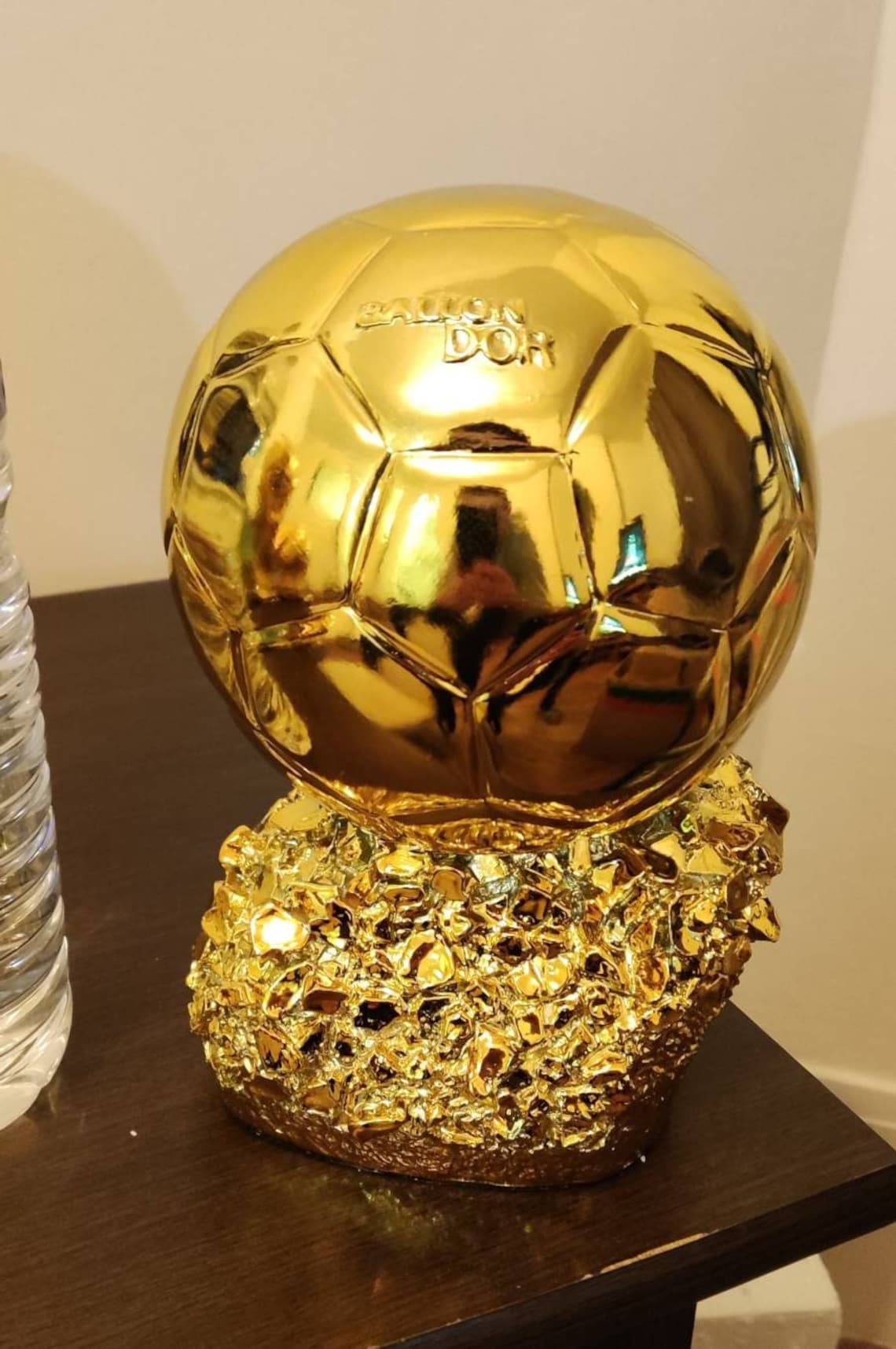 Replica Ballon D'or, World Golden Ball Trophy 25cm 1.3 Kg, Ballon D'OR ...