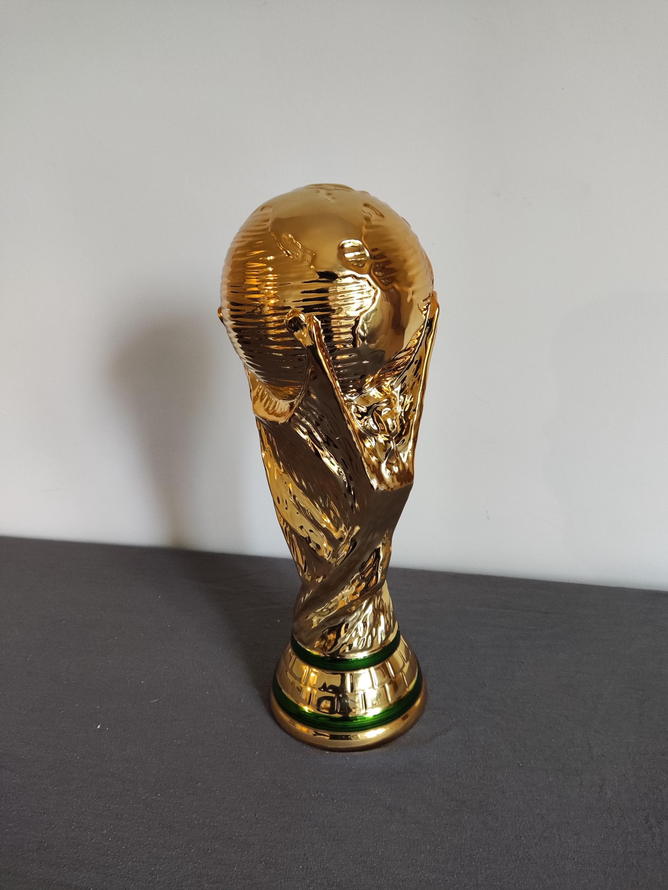 World Cup Trophy 36cm 1.3kg, Football World Cup Trophy, Full Size, 36 ...