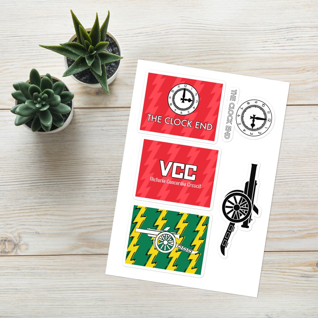 Arsenal - Sticker Sheet - Etsy