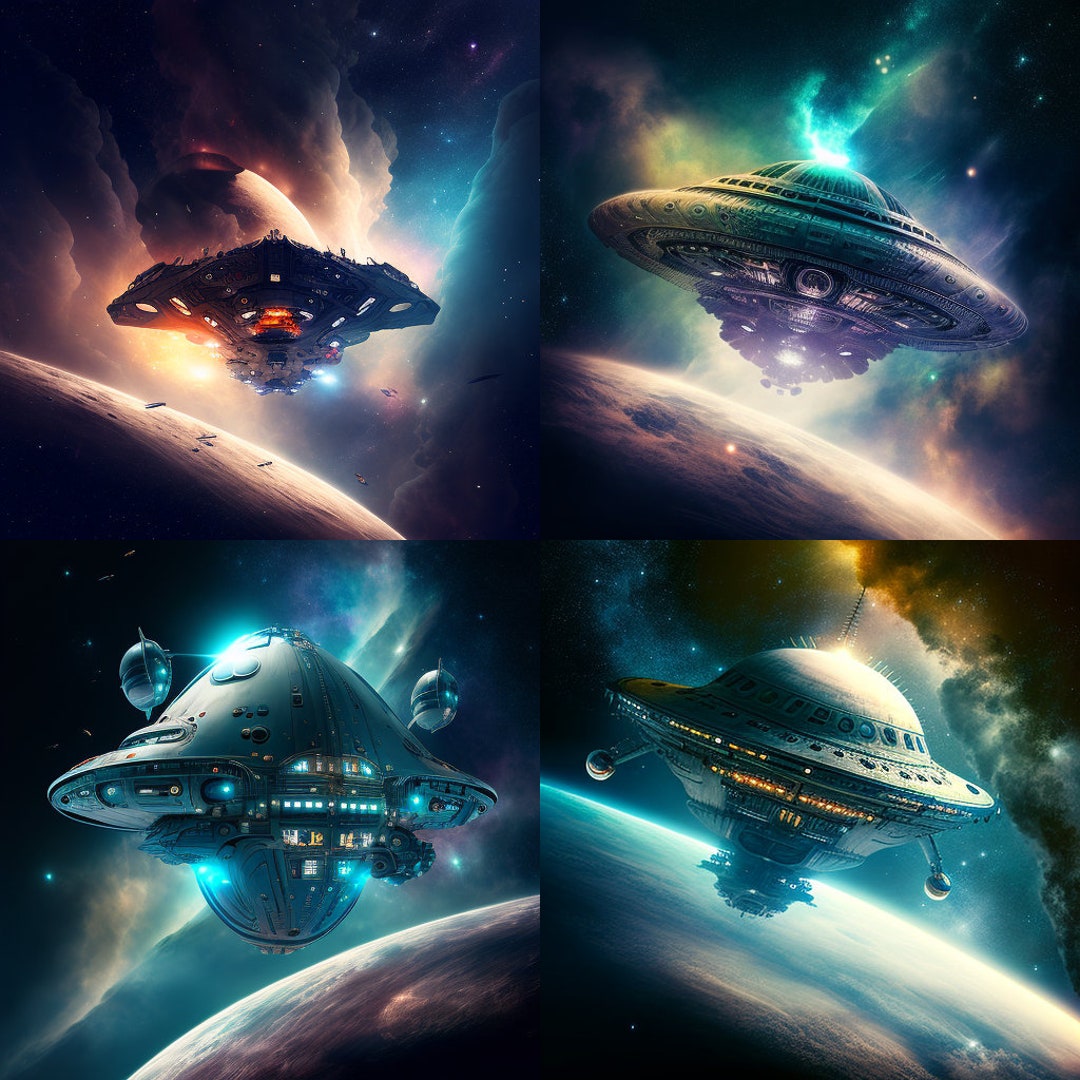 A Collection of Space Themed Digital Artwork - Etsy