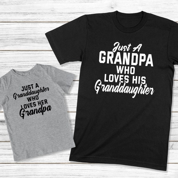 Grandpa and Granddaughter Matching Tshirts - Etsy