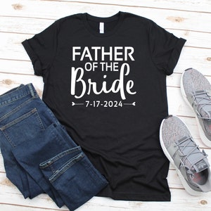 Father of the Bride Shirt, Mother of the Bride T-shirt, Parents of ...