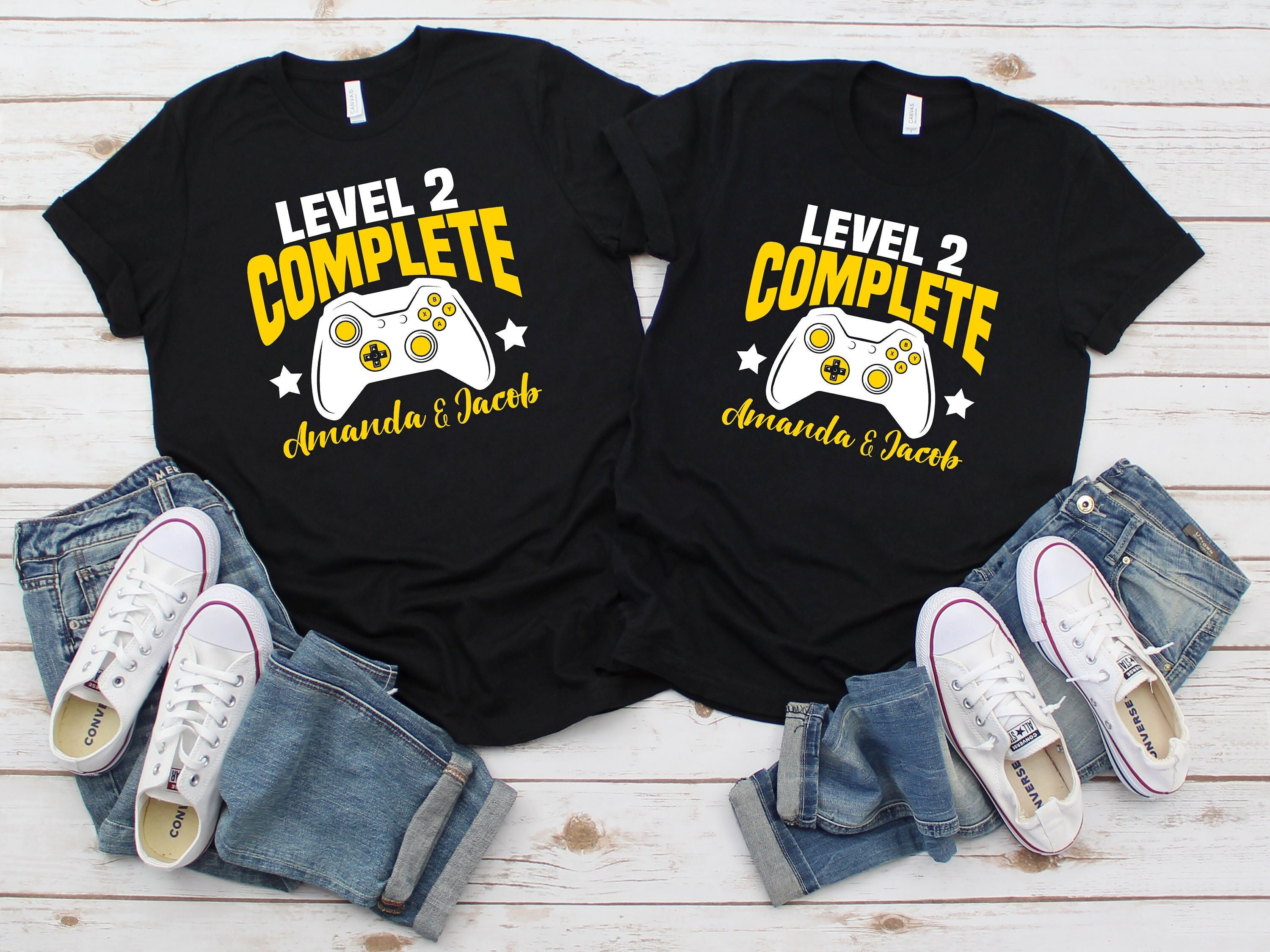Level 2 Complete Shirt, Personalized Second Anniversary, 2nd ...