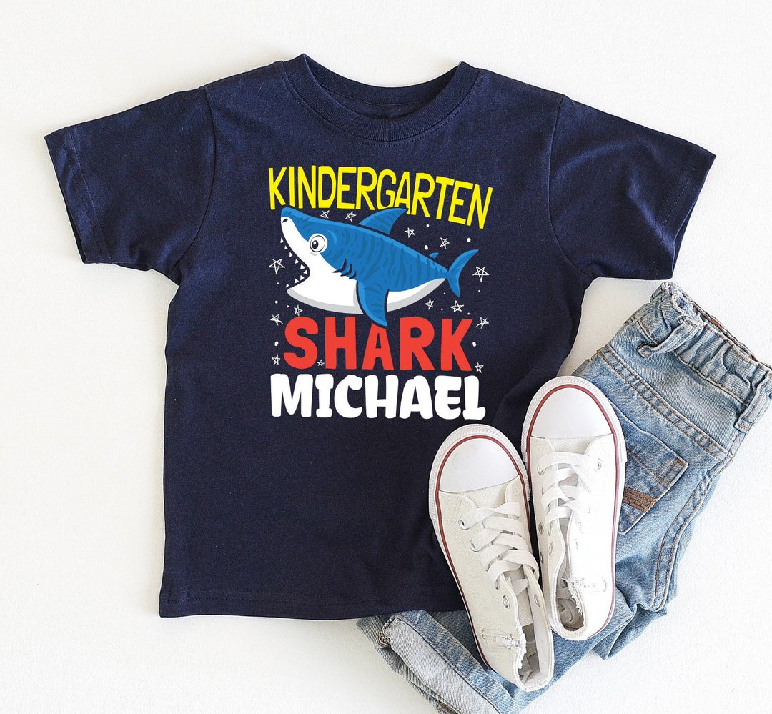 Kindergarten Shirt, Personalized School Tee, Back to School, First Day ...