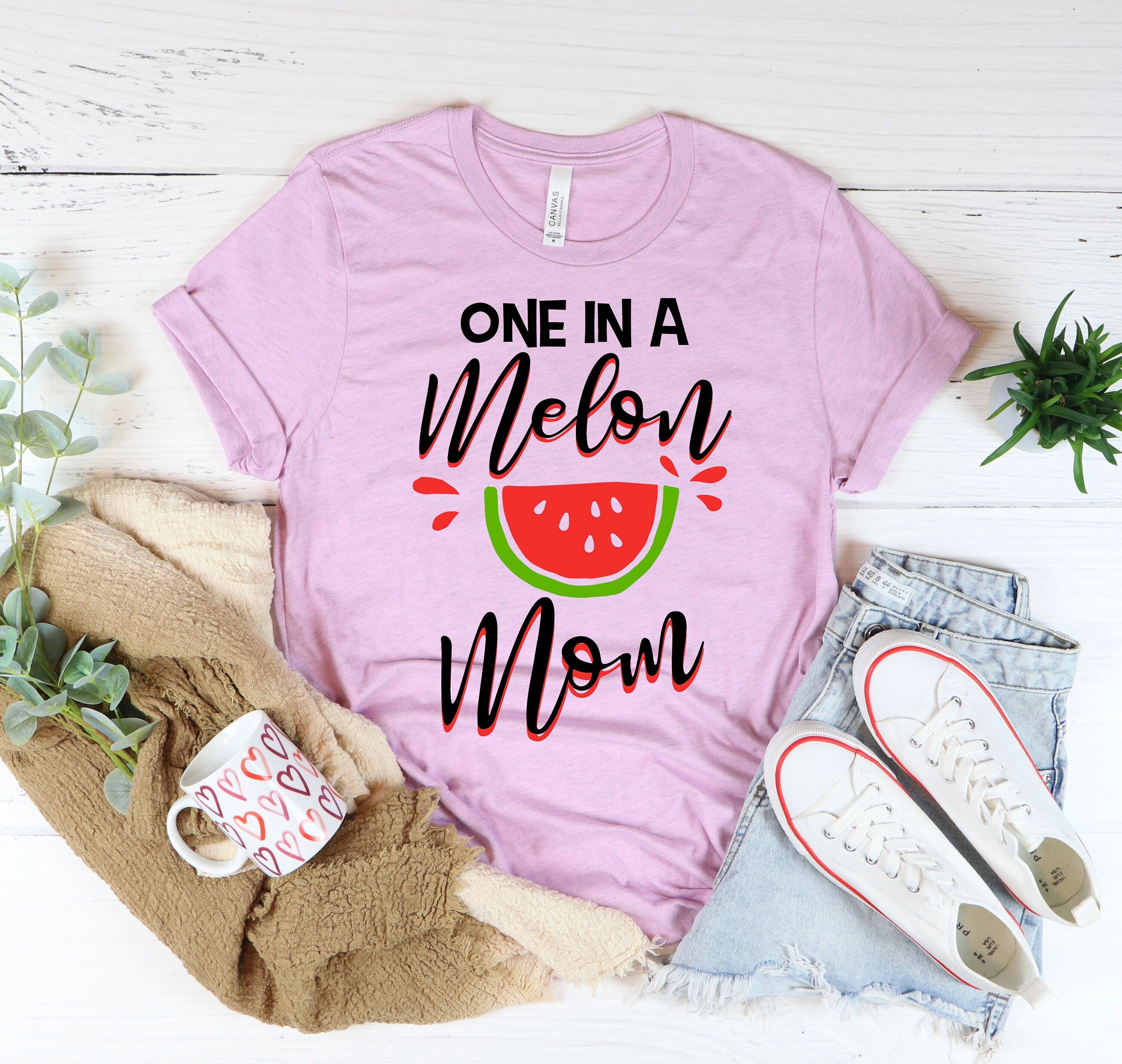 One in A Melon Mom Shirt Mommy Shirt Watermelon Shirt Gift - Etsy