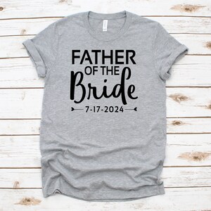 Father of the Bride Shirt, Mother of the Bride T-shirt, Parents of ...