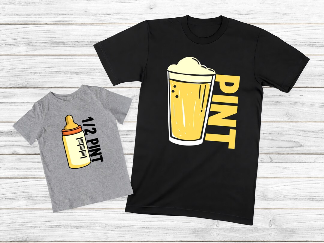Daddy and Me Shirt, Pint and 1/2 Pint Matching Shirts, Fathers Day Gift ...