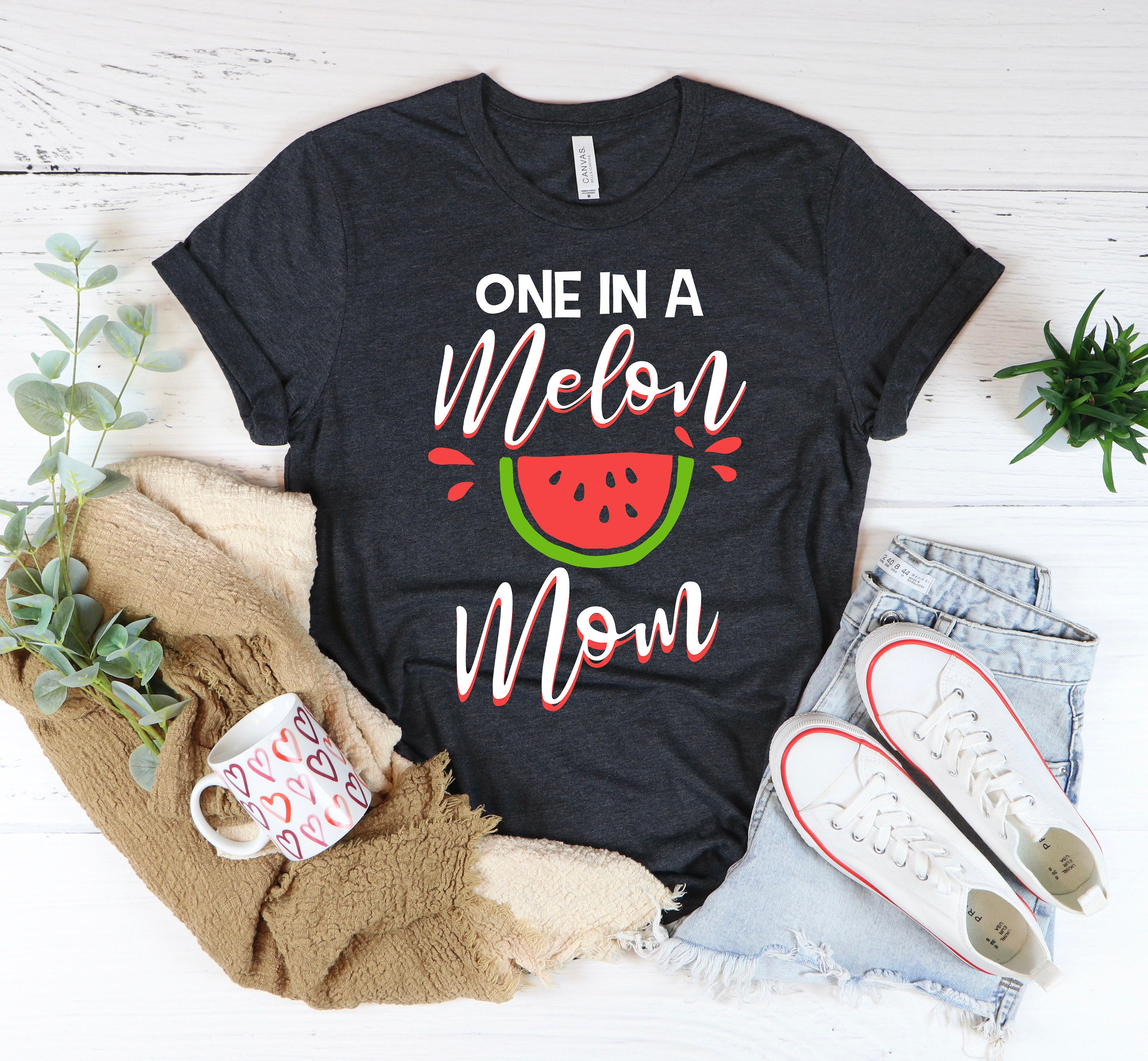 One in A Melon Mom Shirt Mommy Shirt Watermelon Shirt Gift - Etsy