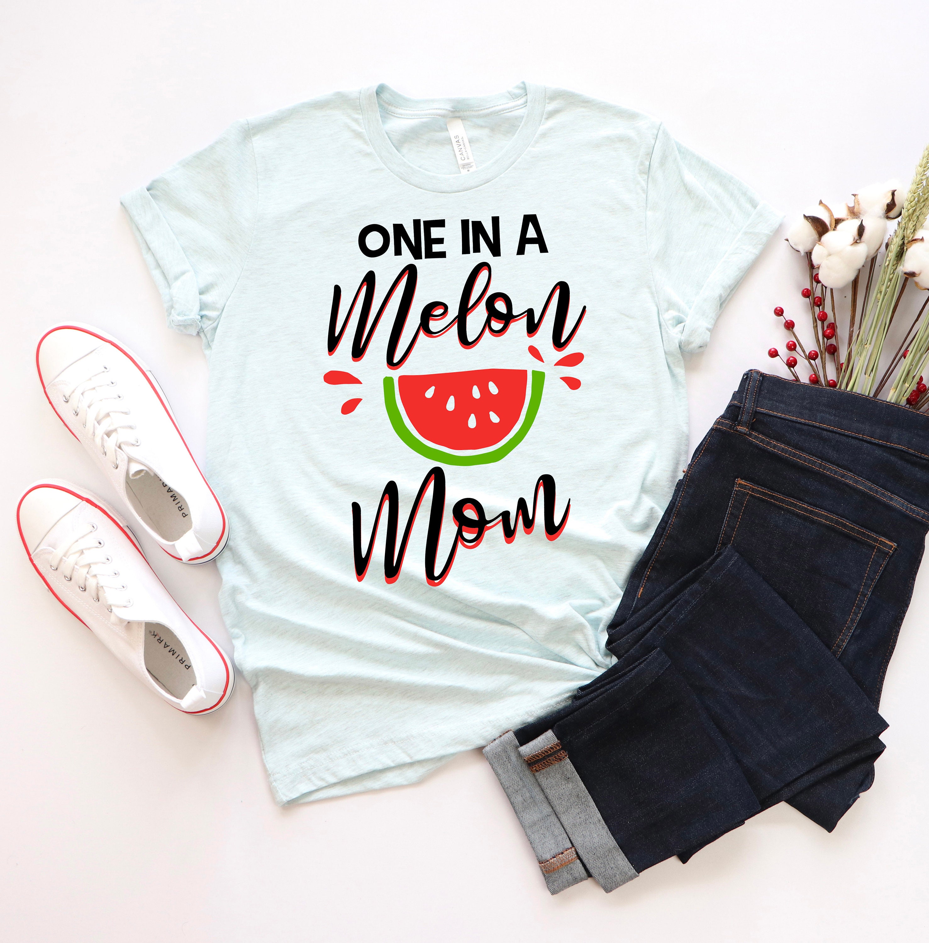 One in A Melon Mom Shirt Mommy Shirt Watermelon Shirt Gift - Etsy