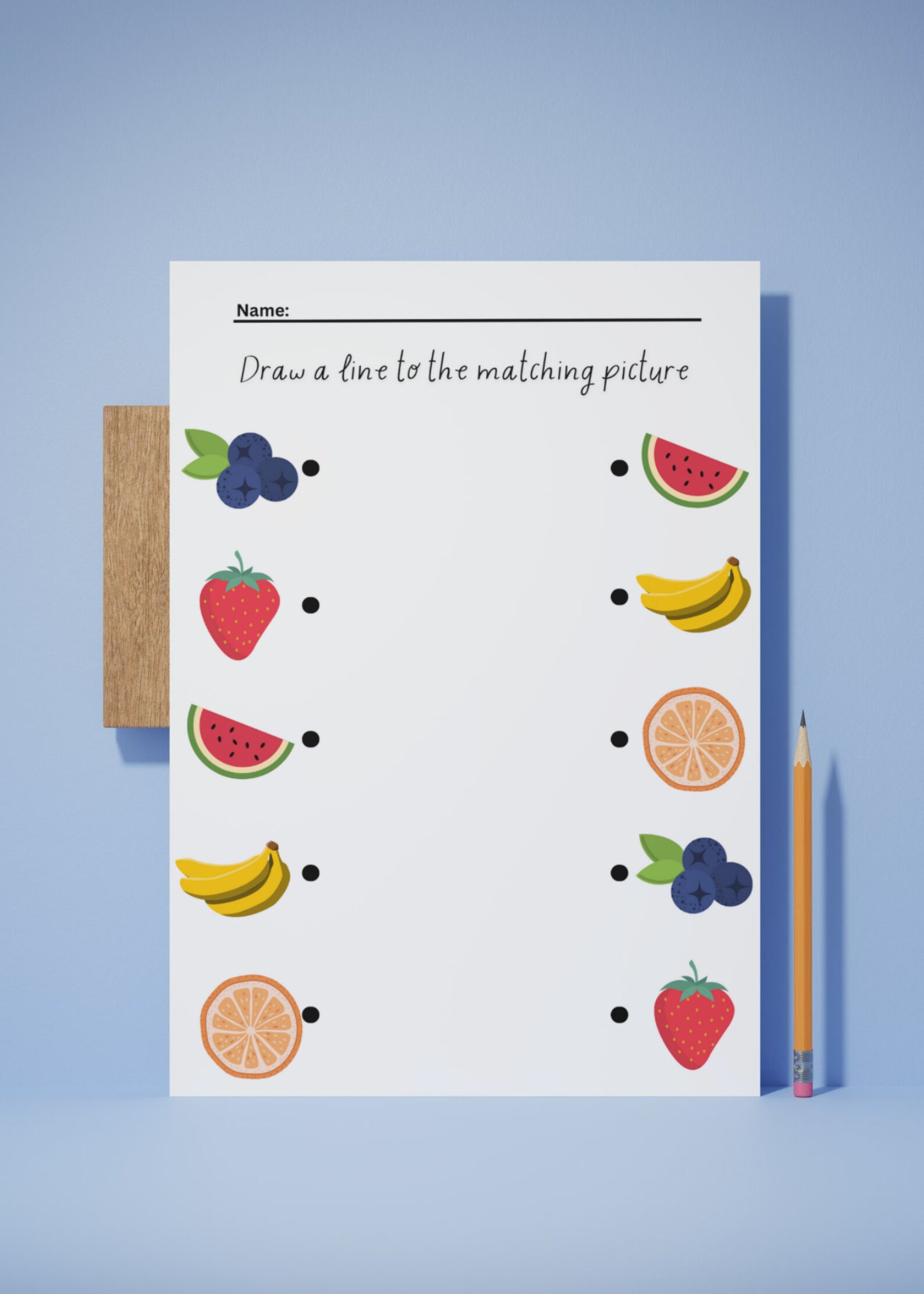Printable Matching Activity Worksheets Preschool Bundle - Etsy