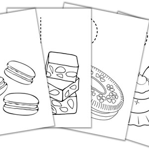 Printable Sweet Treat Themed Alphabet Colouring Booklet | Digital ...