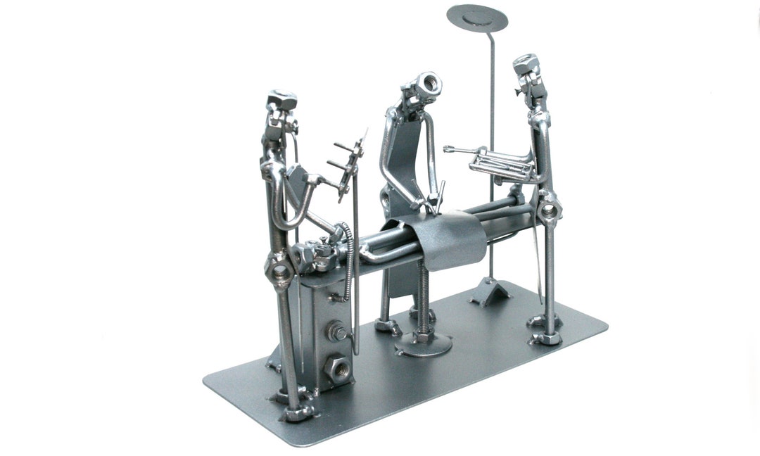 4 in 1 Personalized Urologist Metal Sculpture, Custom Doctor Gift ...