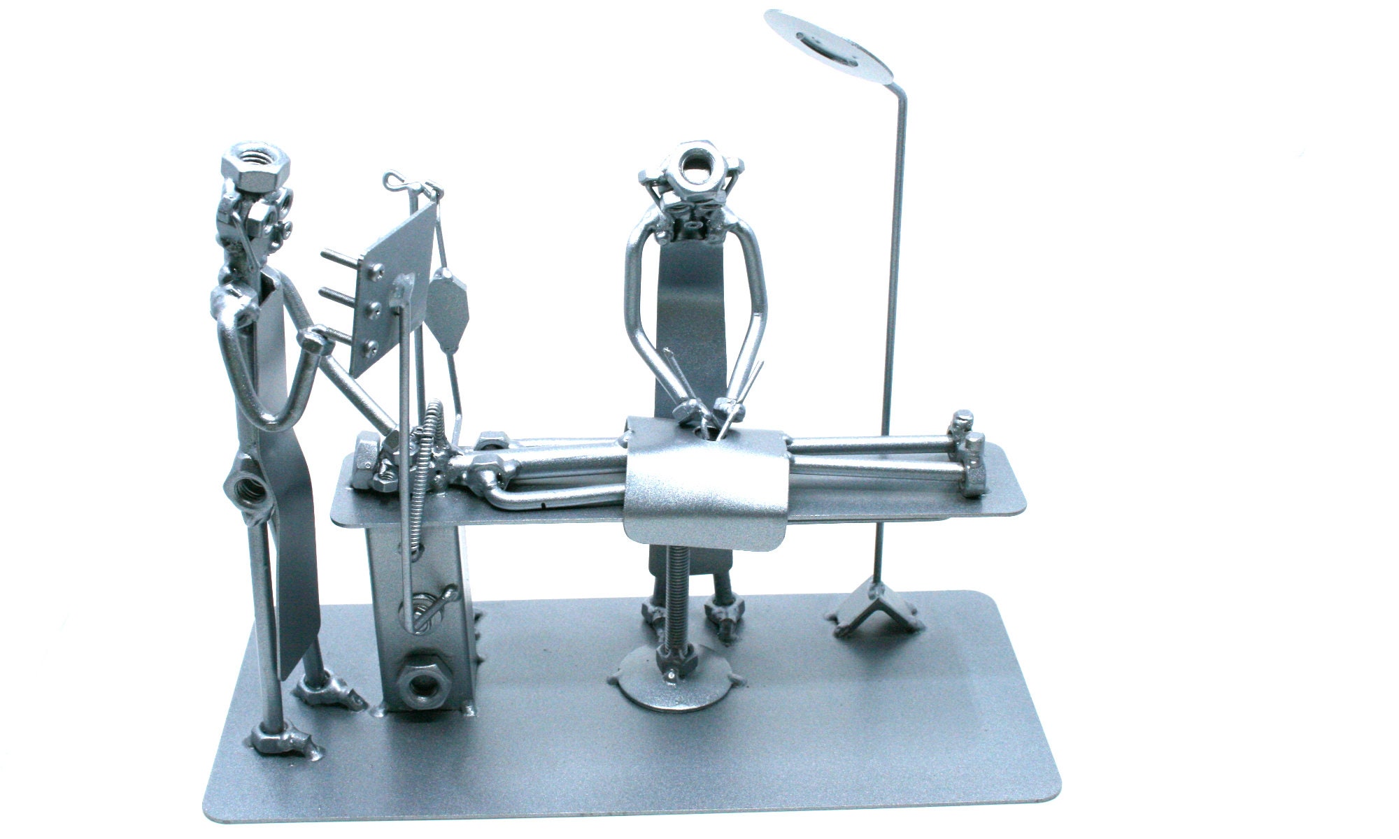 4 in 1 Personalized Urologist Metal Sculpture, Custom Doctor Gift ...