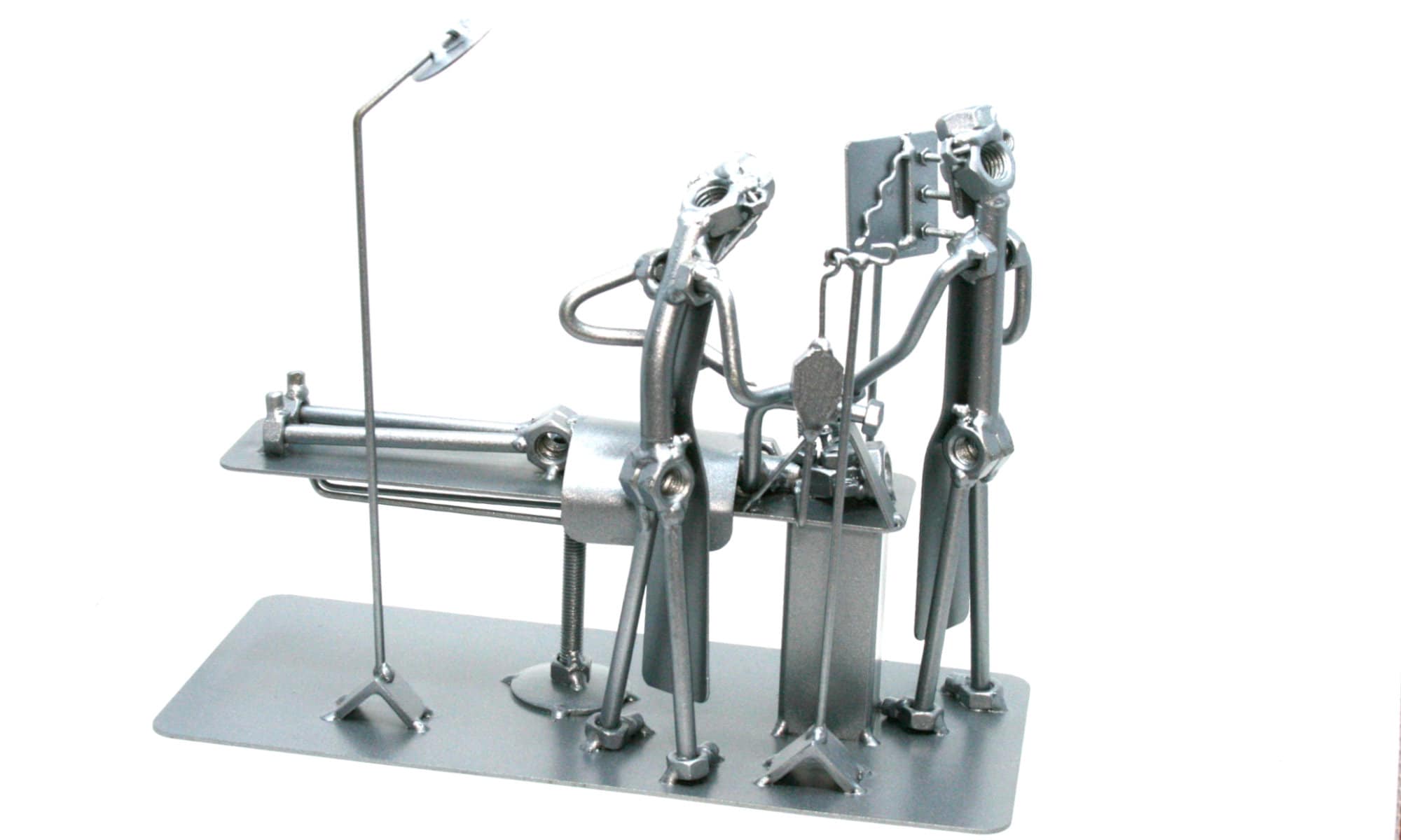 Elbow Joint Surgery Nuts and Bolts Sculpture, Medical Art, Chiropractor ...