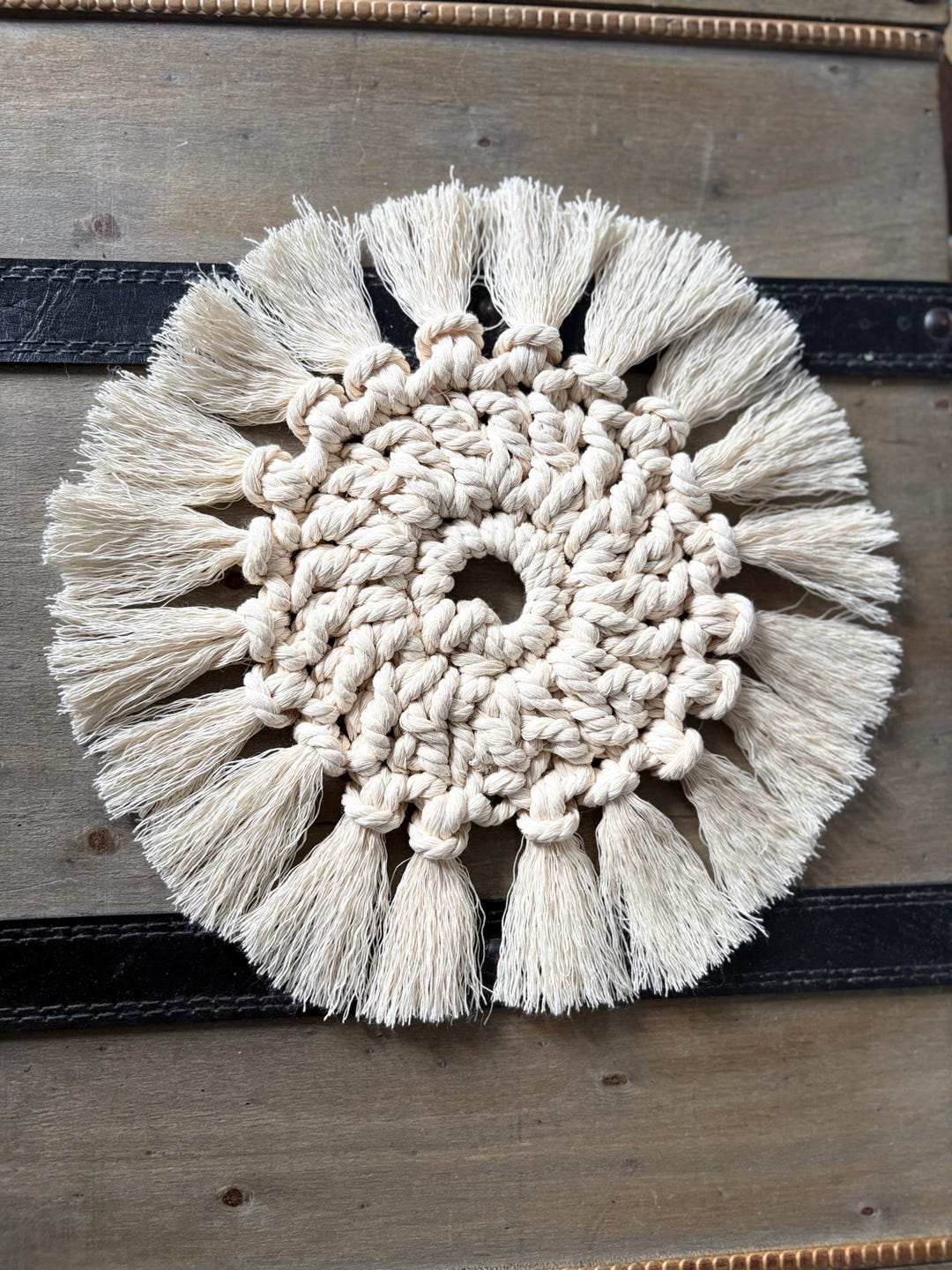 Crochet Macrame Mug Rug Pattern - Etsy