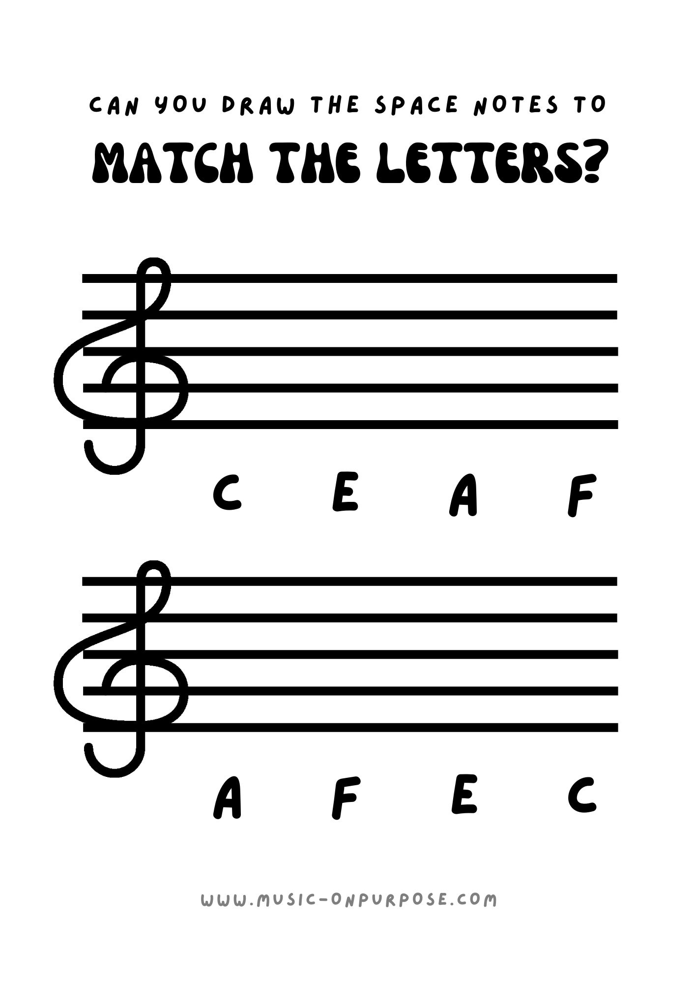 Beginner Music Theory Workbook Musical Alphabet Digital Colouring Music ...