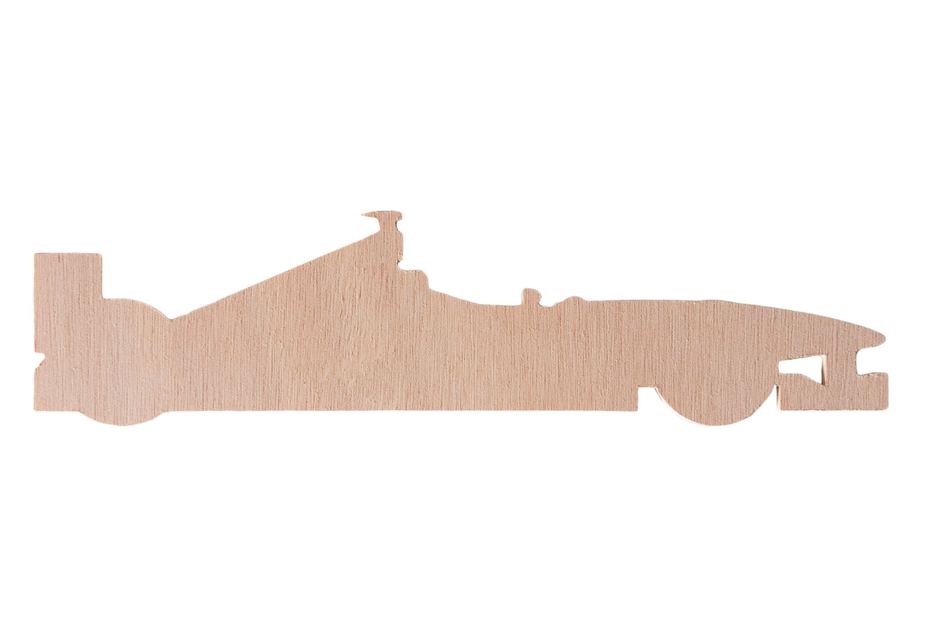 Wooden Car Shape Craft Supply Shape to Glue or Paint Wall Decoration ...