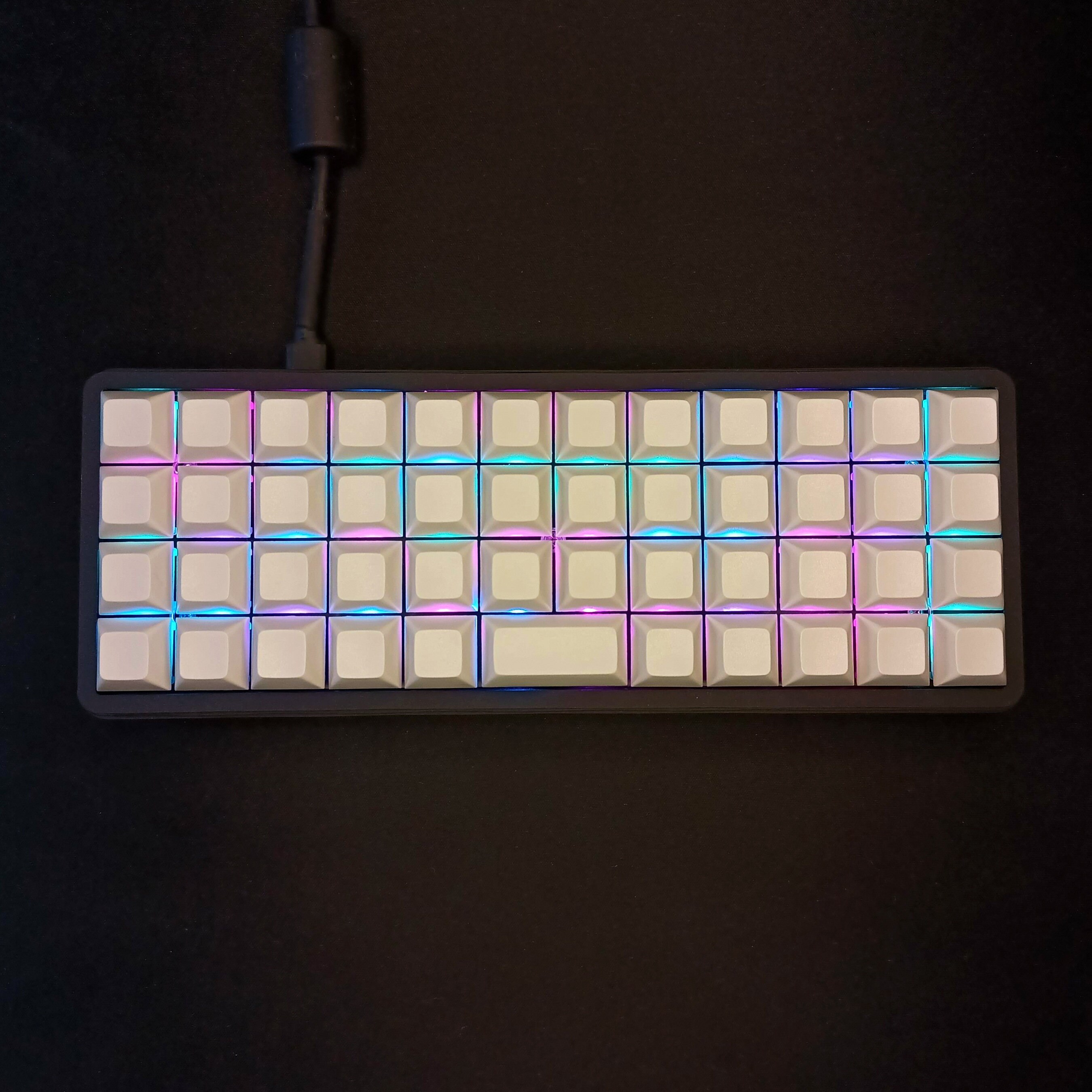 Pabile 48-key P48 Ortho Linear Mechanical Keyboard Programmable QMK ...