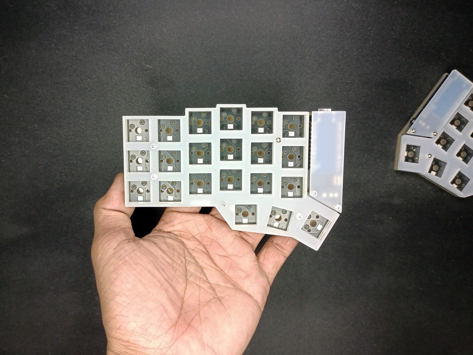 Pabile Corne V3 Hotswap MX Split Ergonomic Mechanical Keyboard Ready to ...