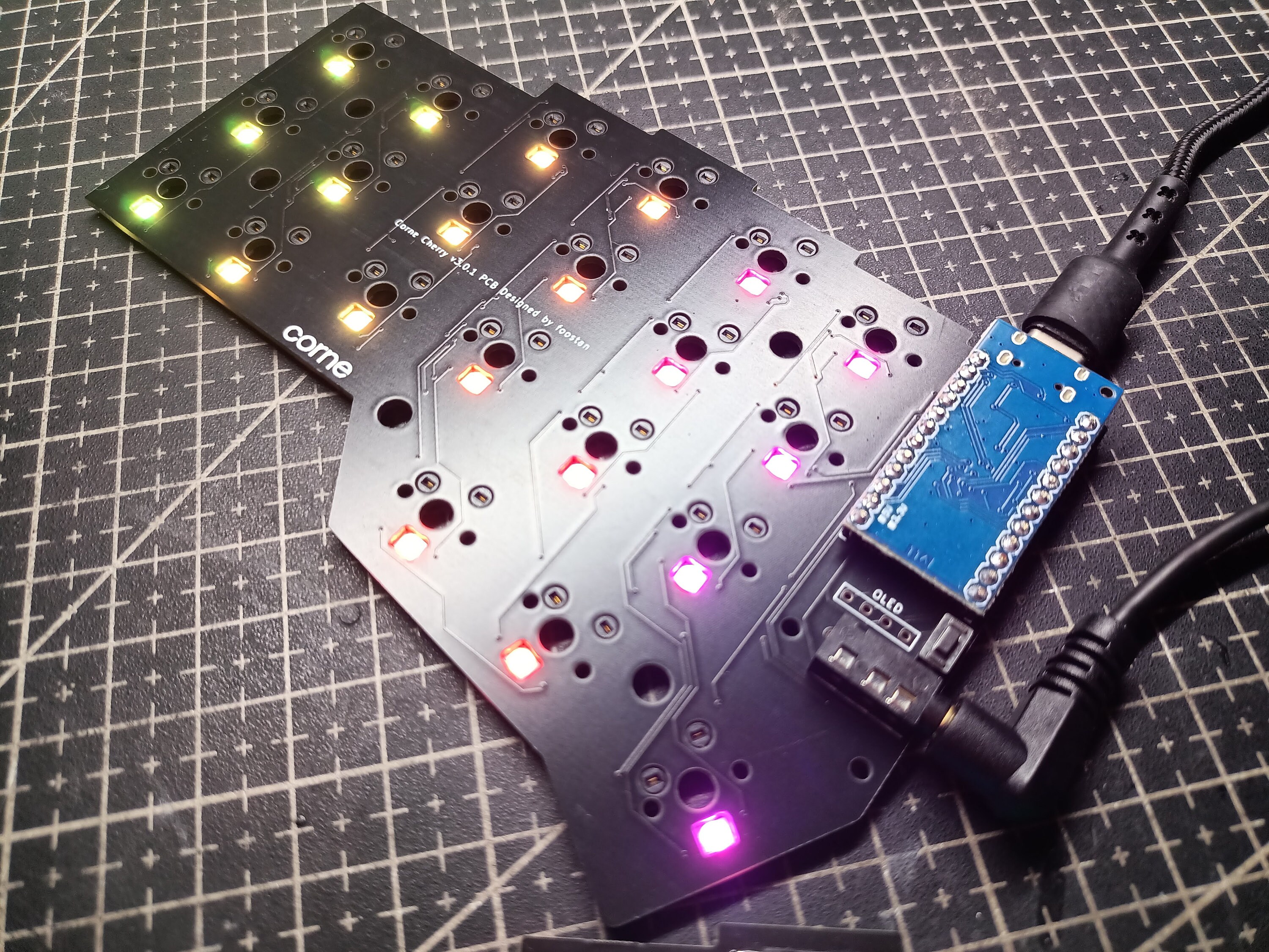 Pabile Corne V3 Hotswap MX Split Ergonomic Mechanical Keyboard - Etsy ...