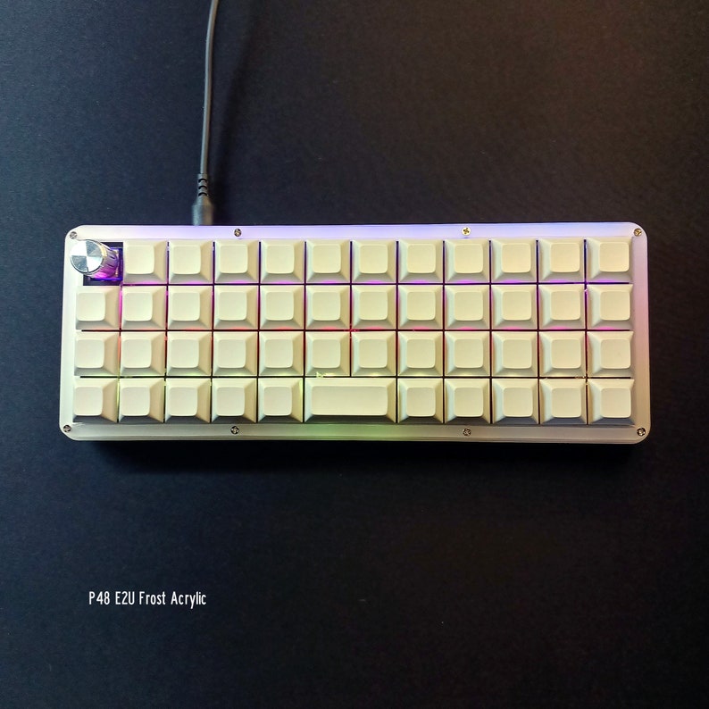 Pabile 48-key P48 Ortho Linear Mechanical Keyboard Programmable QMK ...