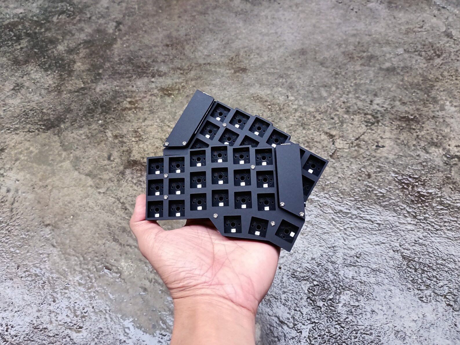 Pabile Corne V3 Hotswap MX Split Ergonomic Mechanical Keyboard Ready to ...