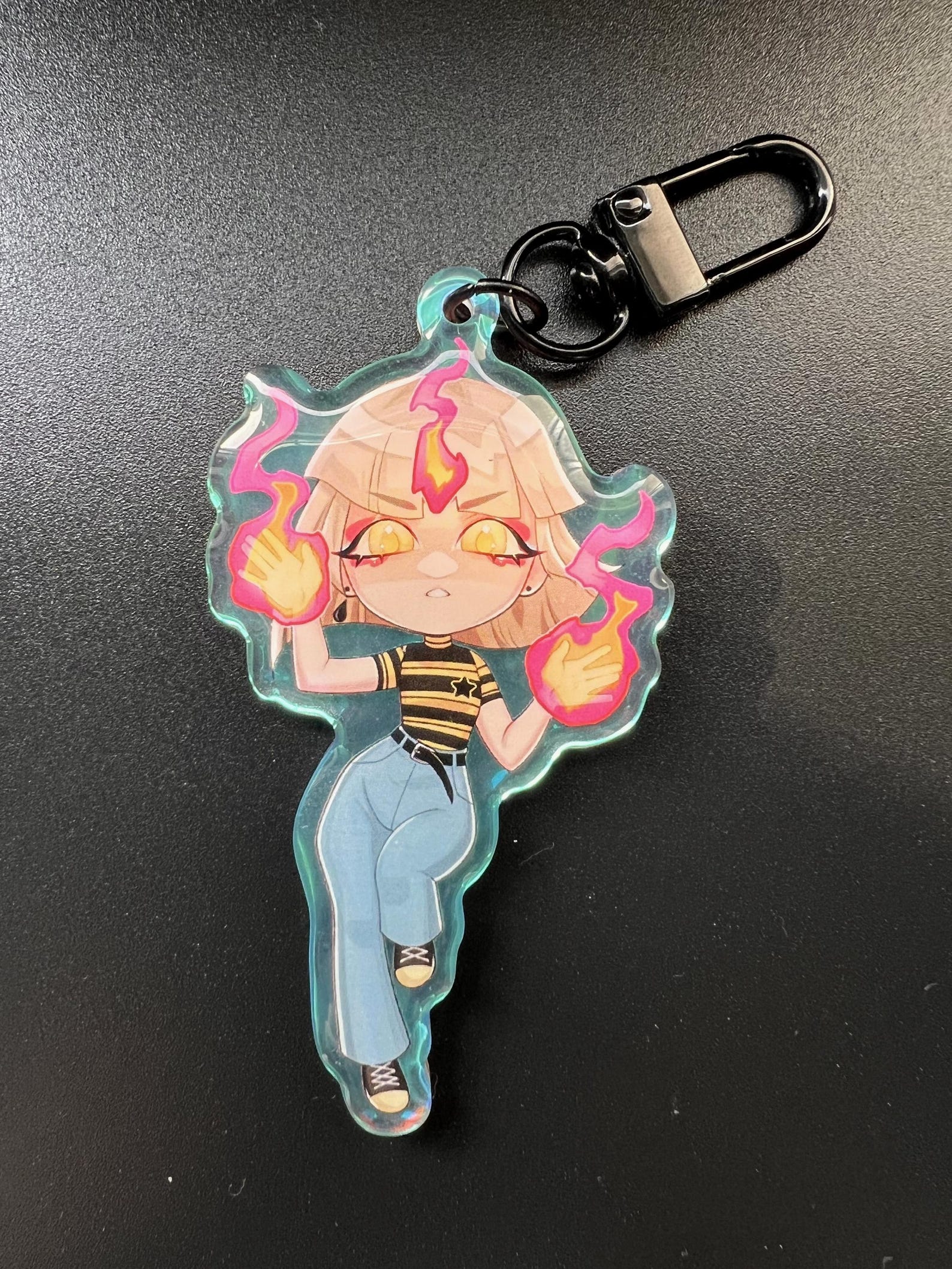 Jentry Chau Rainbow Epoxy Acrylic Charms 3"(76.2mm) | Cute Chibi Anime ...