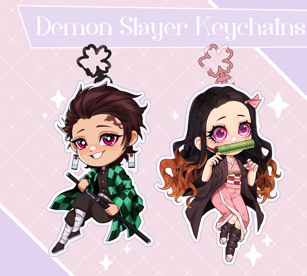 Demon Slayer: Kimetsu No Yaiba Epoxy Acrylic Charms 3"(76.2mm ...