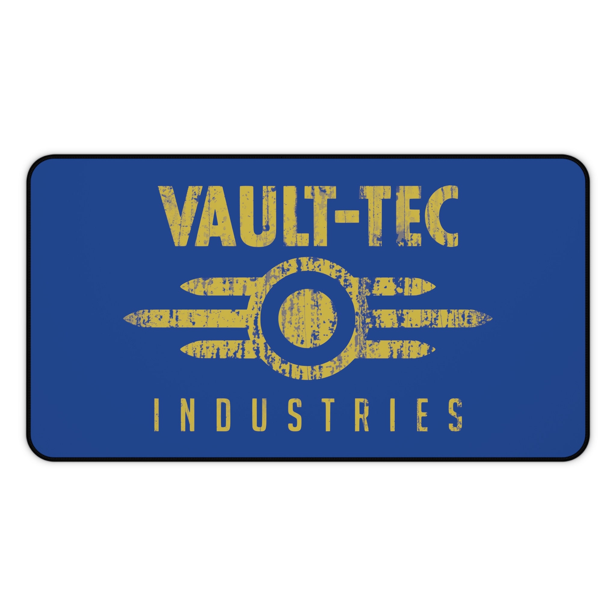 Fallout Inspired Blue Vault-tec Desk Mat - Etsy