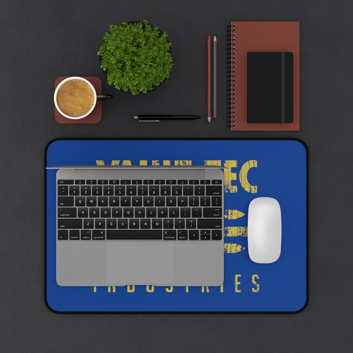 Fallout Inspired Blue Vault-tec Desk Mat - Etsy