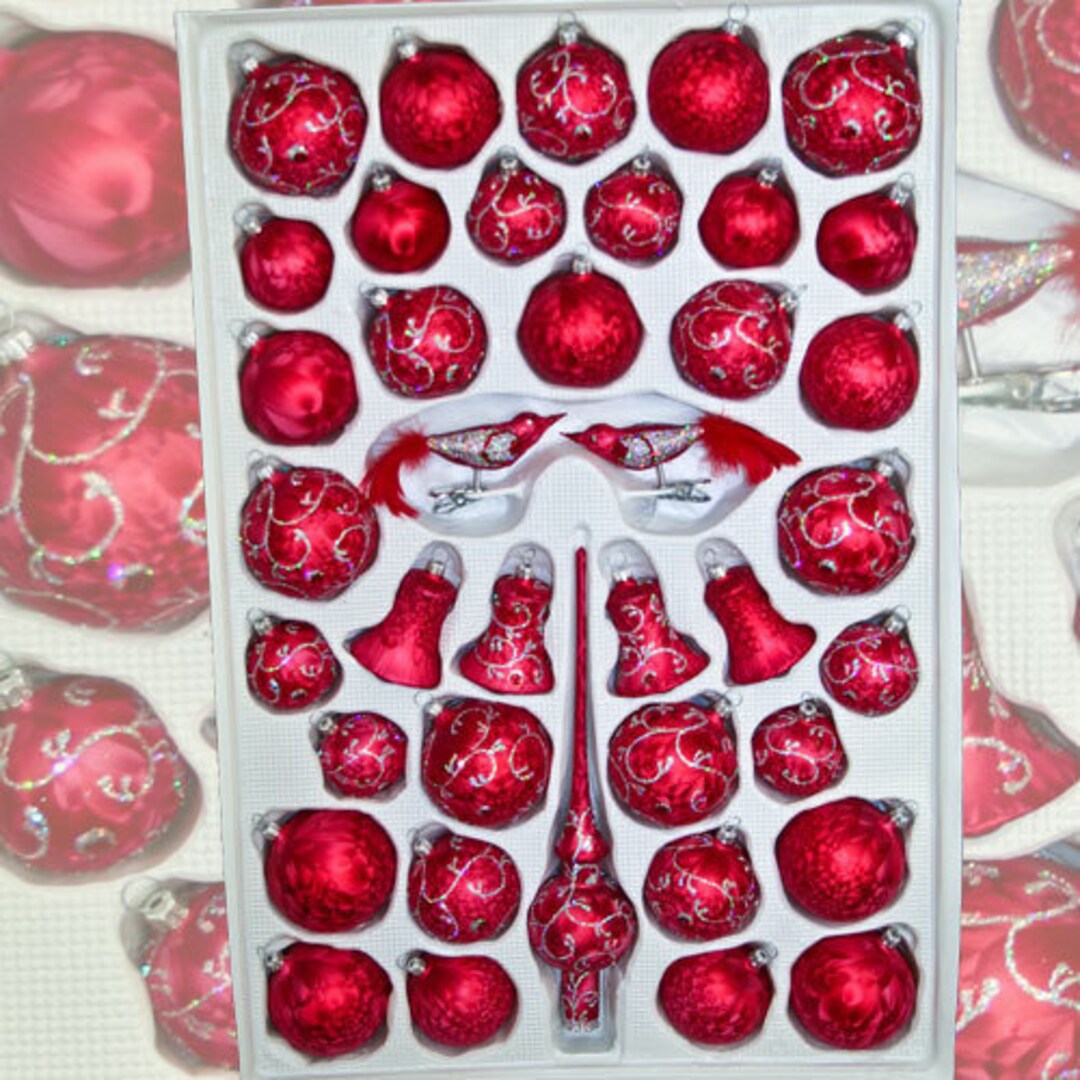 Rococo Christmas Tree Decoration Range - Etsy