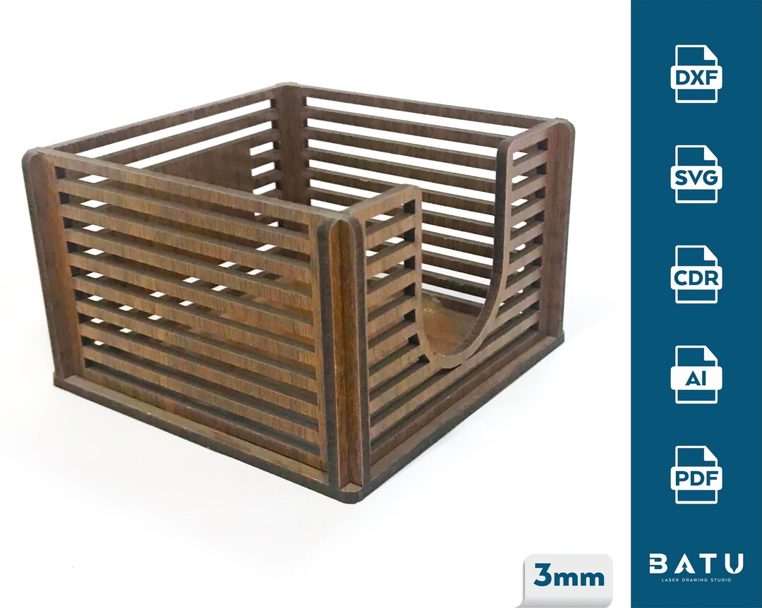 Paper Holder 3mm, Desk Paper Holder SVG, Paper Stand, Laser Cut File ...