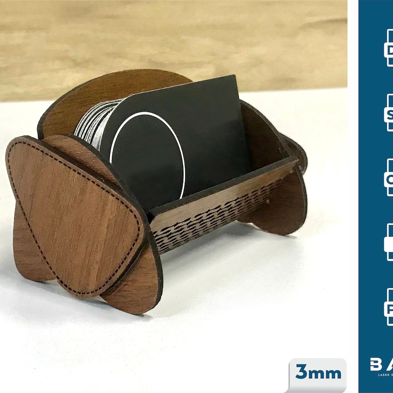 Business Card Stand Svg - Etsy