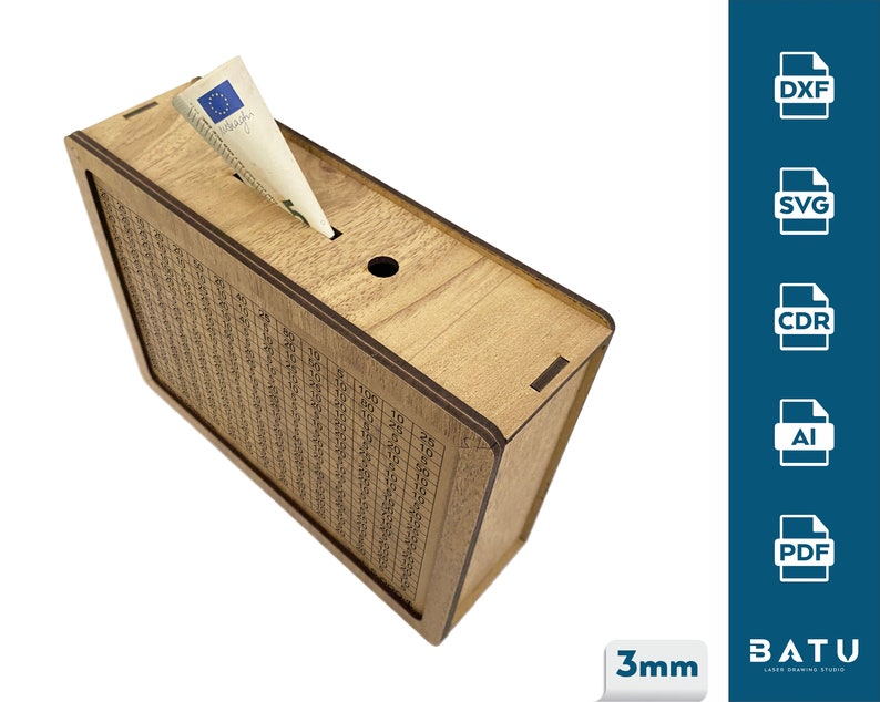 Target Piggy Banks Money Box SVG Laser Cut File (Download Now) - Etsy