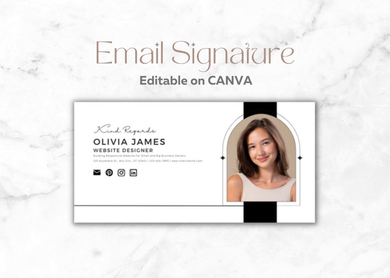 Email Signature for Gmail, Notary Email Signature Clickable With Logo ...