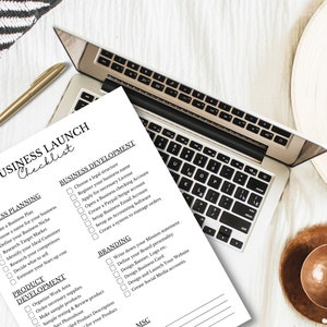 Business Launch Checklist, New Business Checklist, Store Launch ...