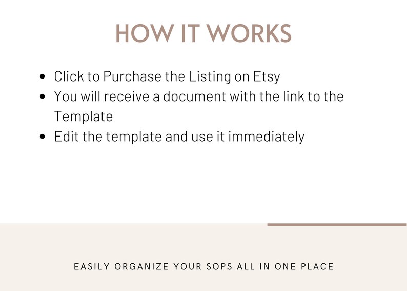 Standard Operating Procedure Template Business SOP Document Editable ...