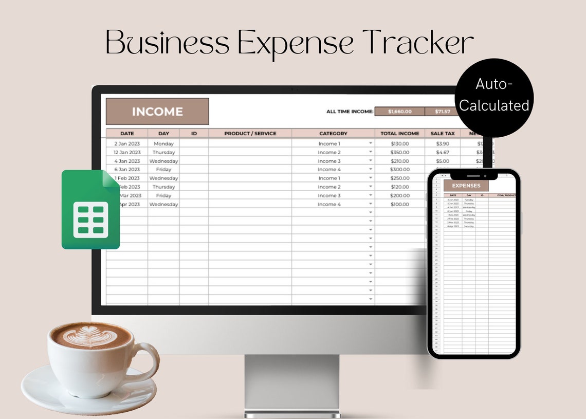 Income and Expense Tracker, Shared Expense Tracker, Expense Tracker Google Excel Sheet, Shared ...