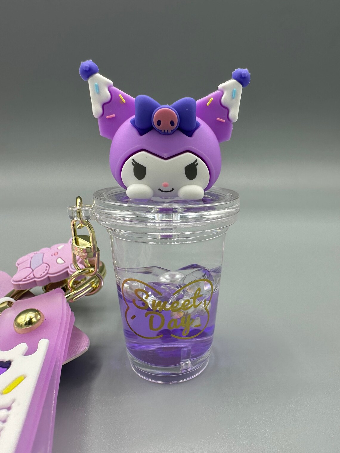 Sanrio Kawaii Boba Baby Keychain Kuromi Kawaii Keychain Boba - Etsy