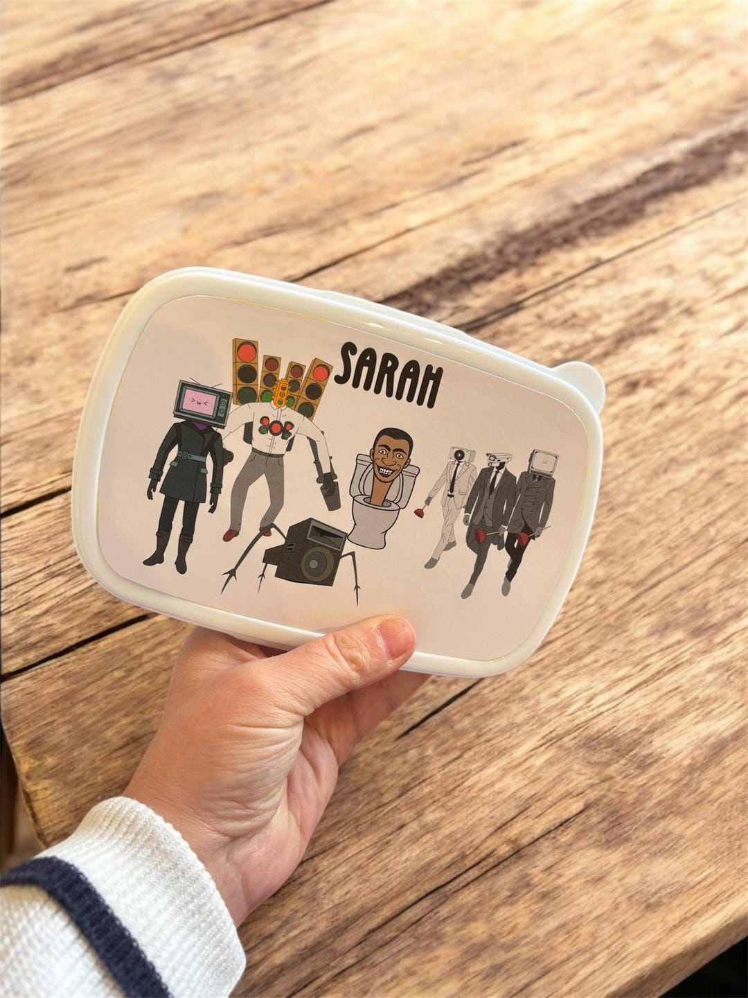 Skibidi Toilet Lunch Box. School Lunch, Snacks, Secret Stash ...
