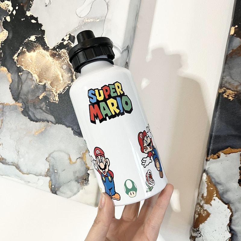 Super Mario Drink Bottle - Etsy