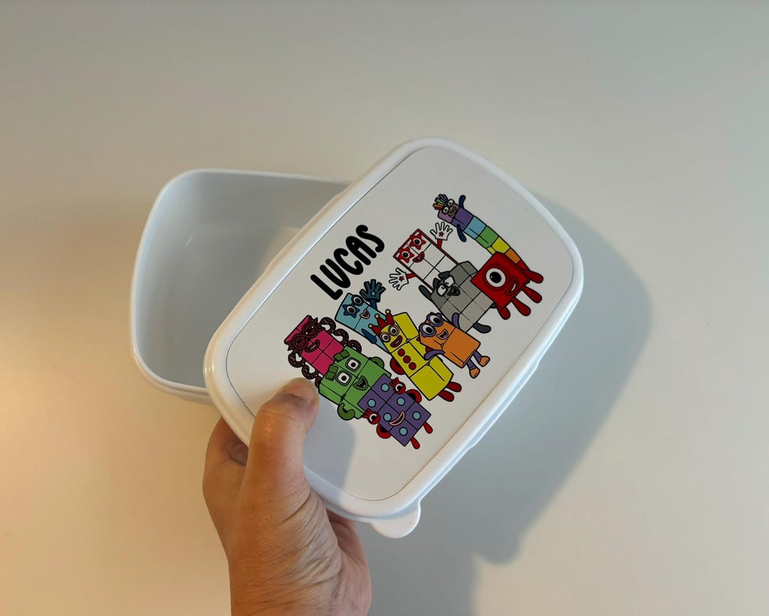 Number Blocks Lunch Box. School Lunch, Snacks, Secret Stash ...